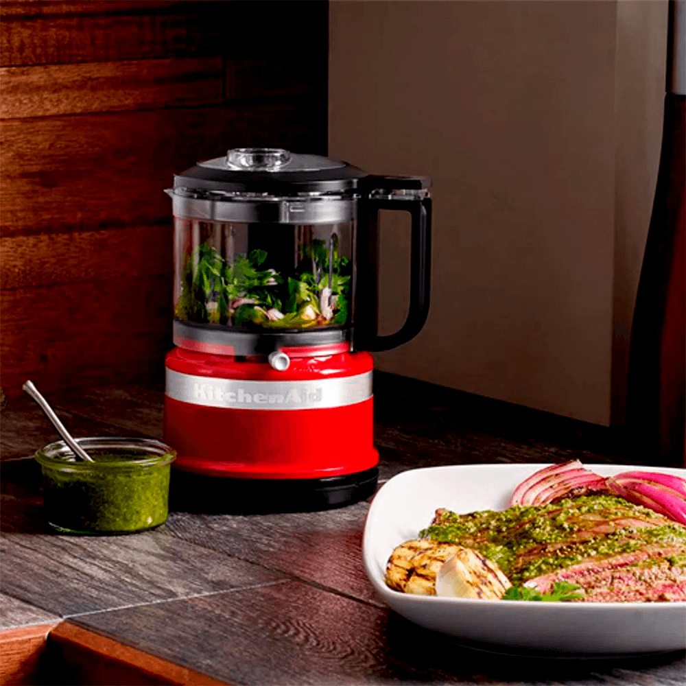 Mini Processador de Alimentos KitchenAid, Empire Red, 240W - KJA03BV ...