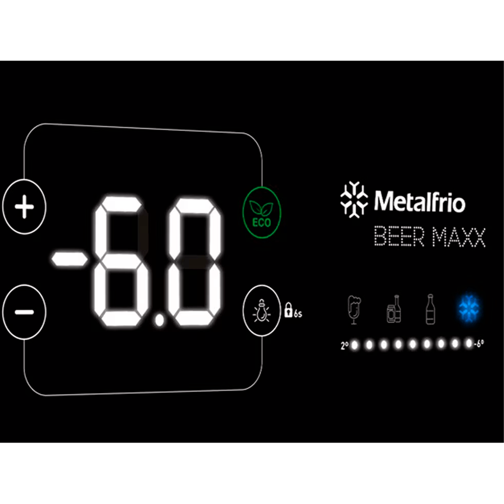 Cervejeira Beer Maxx 250 Metalfrio Cor Inox - 264L (VN25TP) - 220V - Catral